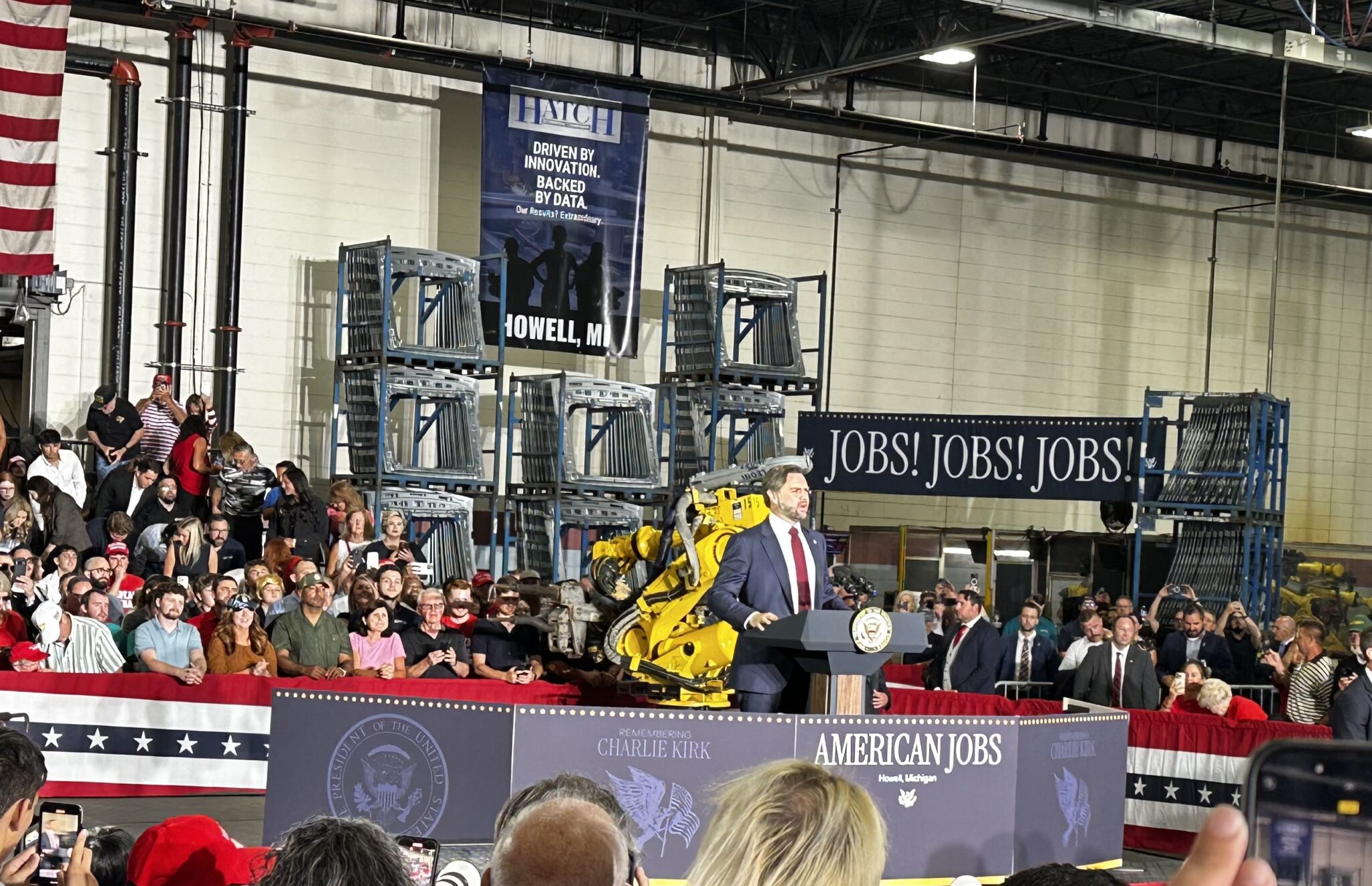 Vice President JD Vance Visits Hatch Stamping: A Celebration of ...